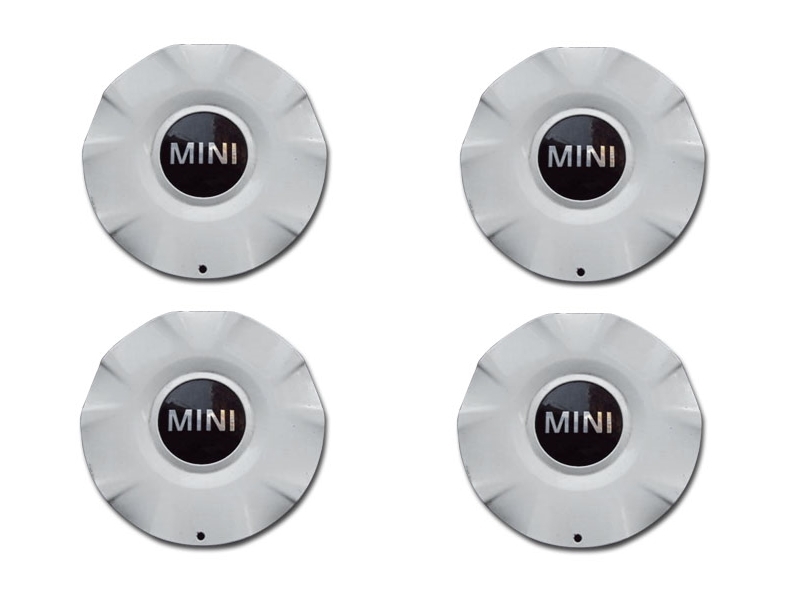 Genuine MINI R50 R52 2001-2008 Wheel Center Hub Caps 4x White 15" R93 ...