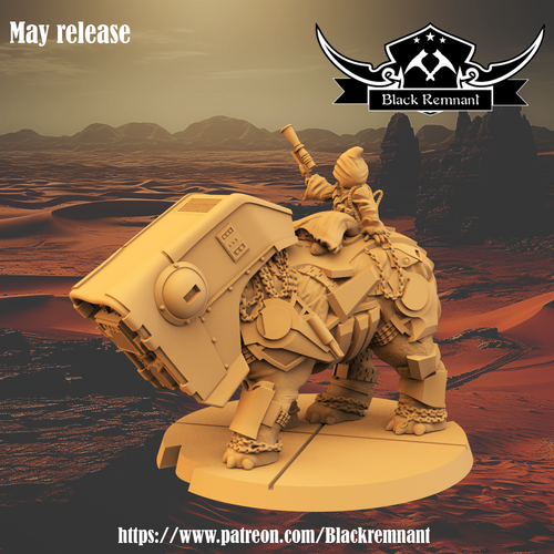 Jawa on Luggabeast - Star Wars Legion compatible 3D Printed Resin ...