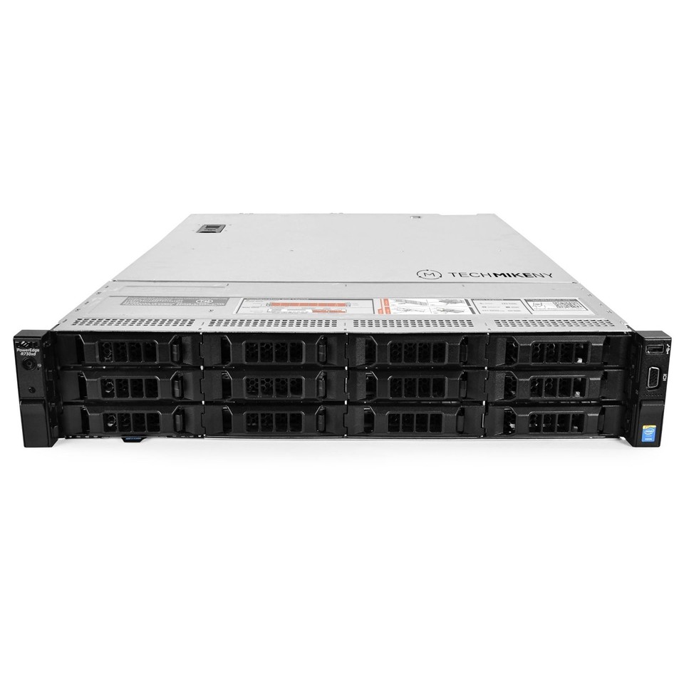 Dell PowerEdge R730xd Server 12-Bay LFF 2x E5-2620v4 2.1Ghz 16-Core ...