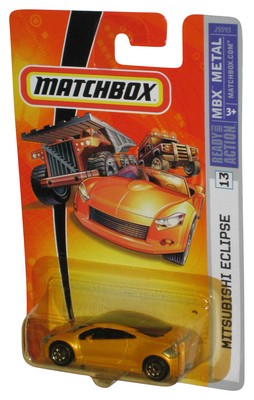 Matchbox MBX Metal (2006) Mitsubishi Eclipse Yellow Car #13 - (Plastic ...