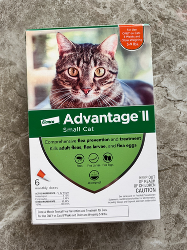 NEW Advantage II Flea Treatment For Small Cats 5-9lbs 6 Doses | eBay