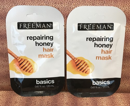 Freeman 2pk repairing honey hair mask for wavy, straight, curly, smooth ...