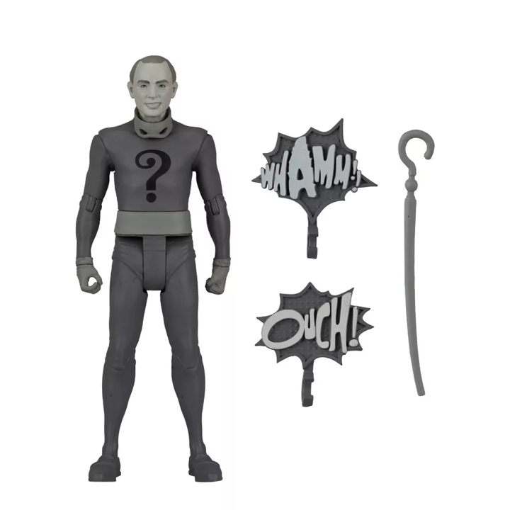 NEW - Batman Classic TV Series: Black & White Riddler Unmasked Action ...
