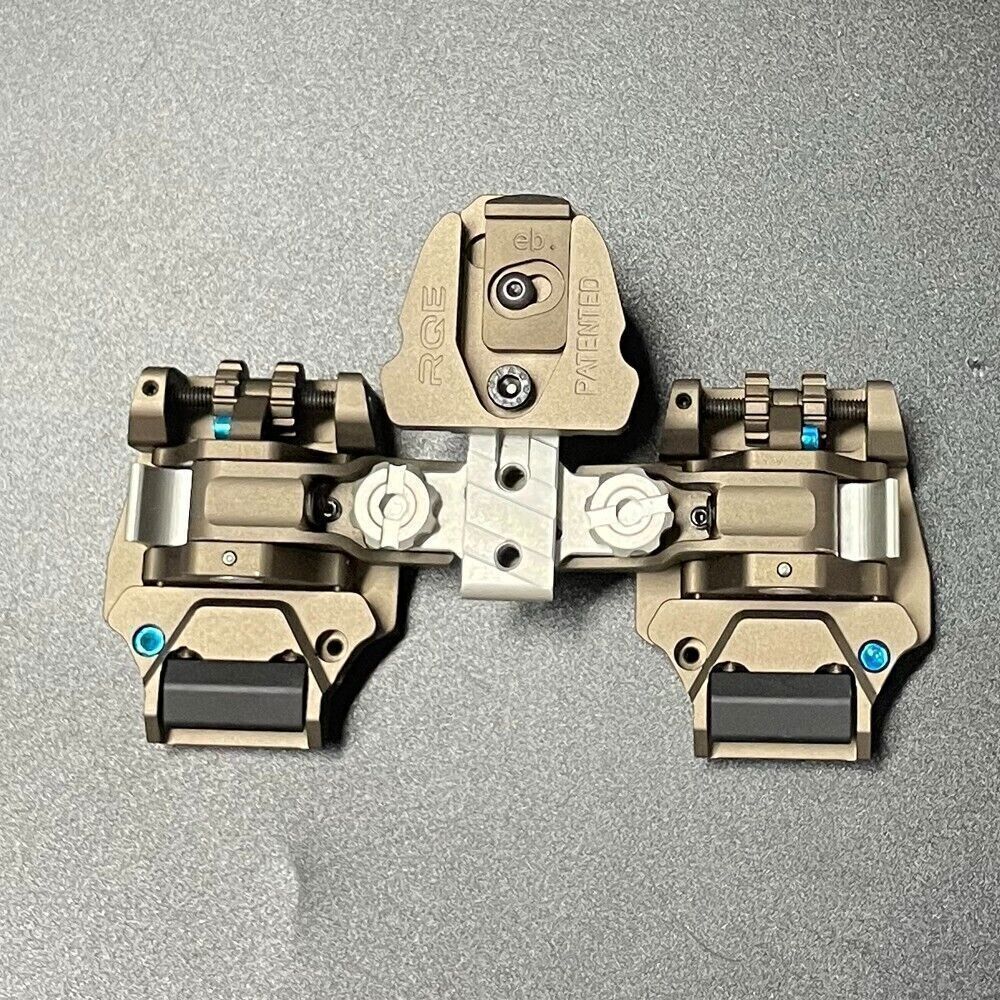 RQE KVC Universal Dual Bridges NVG Mount W/NVG Mount OSS OBVERSE SHOE ...