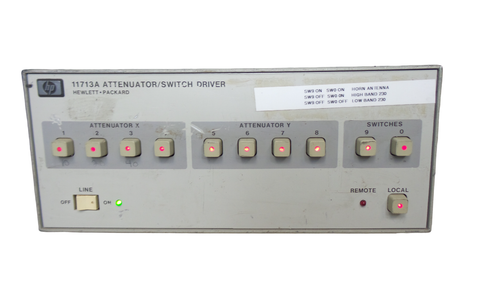 HP 11713A Attenuator / Switch Driver - Free Shipping | eBay