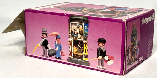 Playmobil 5350 Victorian Advertising Stand Kiosk Pillar New in Box | eBay