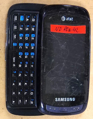 Samsung Impression SGH-A877 - Blue and Silver ( AT&T ) Cellular Slider ...