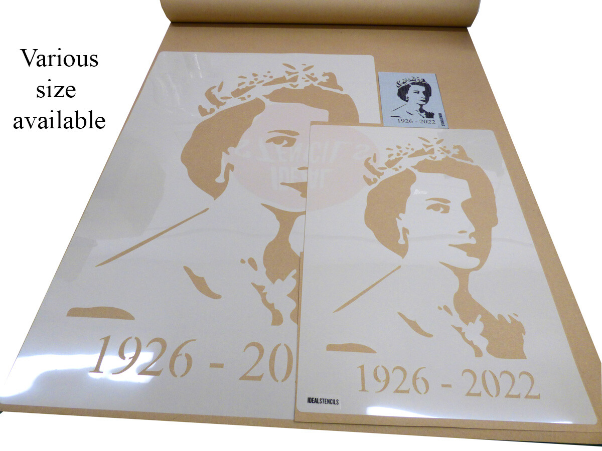 Queen Elizabeth Stencil