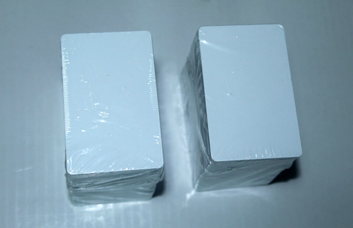 200 CR80 30Mil White Blank PVC Plastic Cards for Photo ID card Printers ...