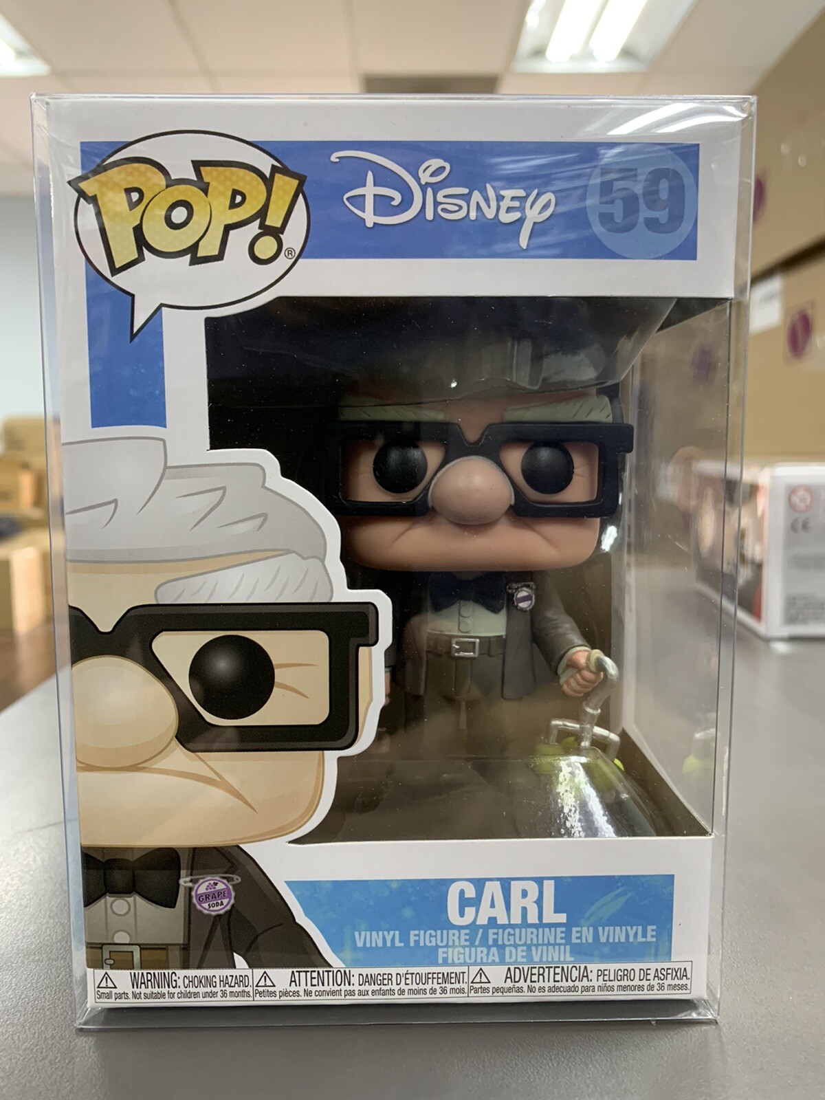 Funko POP! Disney: Series 5 CARL Figure #59 w/ Protector