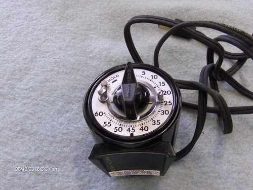 Vintage Mark Time M H Rhodes 78100 Darkroom Timer 0-60 seconds Works ...