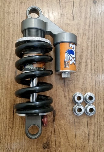 Fox Racing Vanilla RX Rear Suspension Unit In Gunmetal/Silver/Black ...