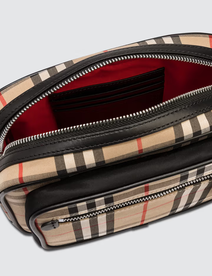 Burberry Vintage Check Messenger Bag Archive Beige/Black | eBay