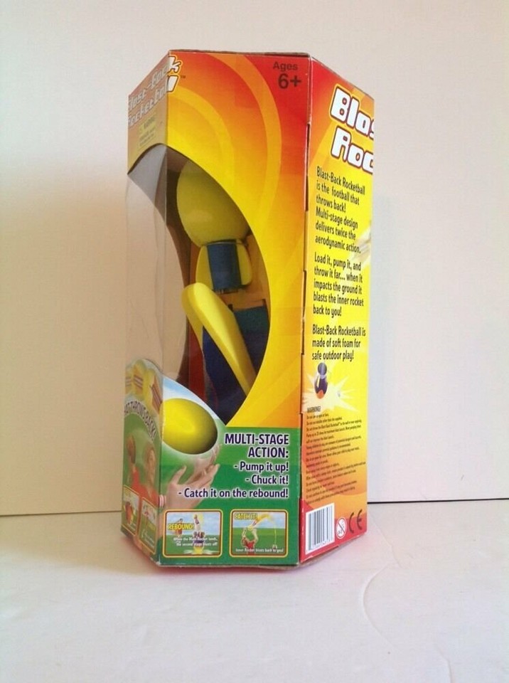 Kid-riffic Blast-Back Rocketball Launcher And Missile Wild | eBay