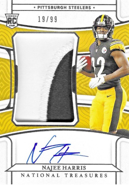 2021 Panini National Treasures - Rookie Patch Autograph #168 Najee ...