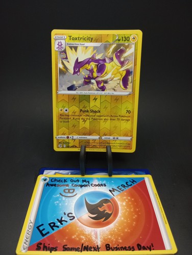 Toxtricity 107/264 Fusion Strike Reverse Holo Rare Pokemon Card | eBay