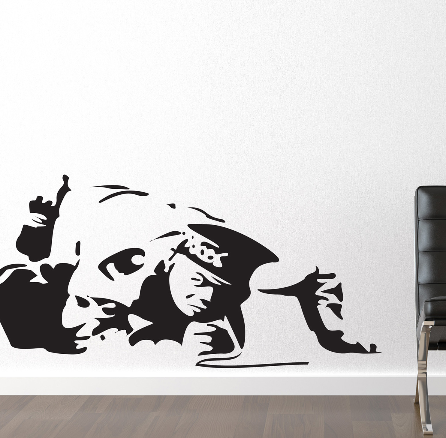 BANKSY STYLE COCAINE COP COPPER WALL STICKER DECALS VINYL | eBay
