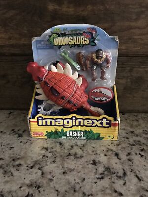 Fisher Price Imaginext Dinosaurs Basher The Anklyosaurus Figure 2004 | eBay