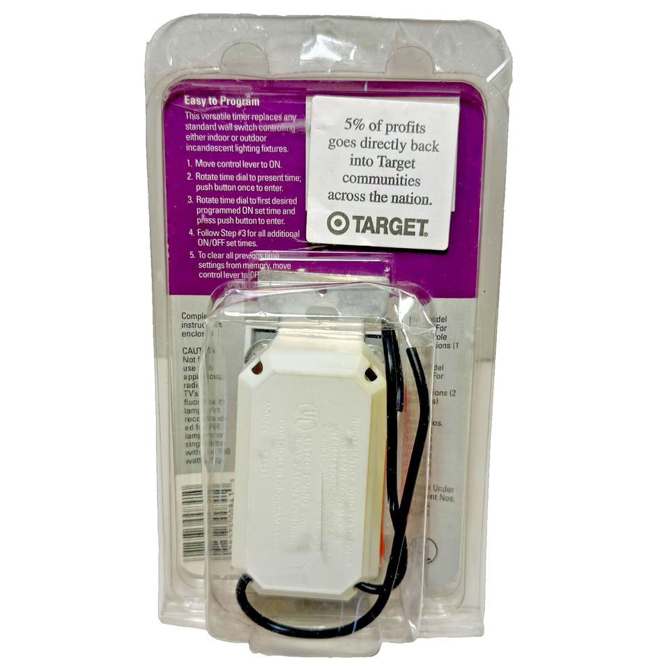 Intermatic EJ341C Programmable 24-Hour Electronic Wall Switch Security ...