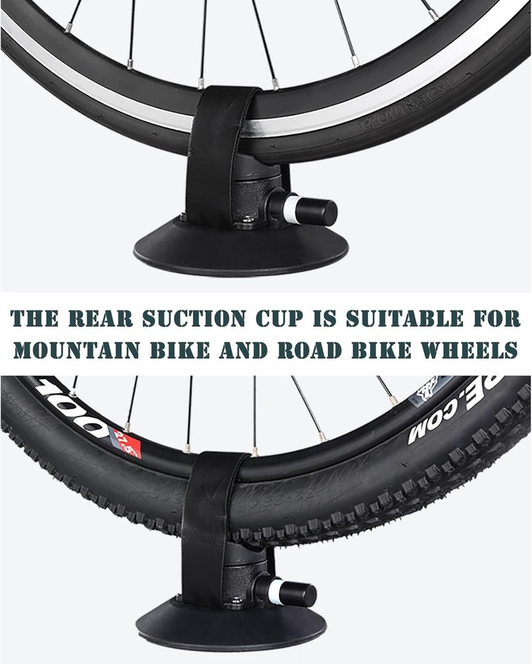 ROCKBROS Sucker Bike Rack for Car Roof Suction Cup Quick Release ...
