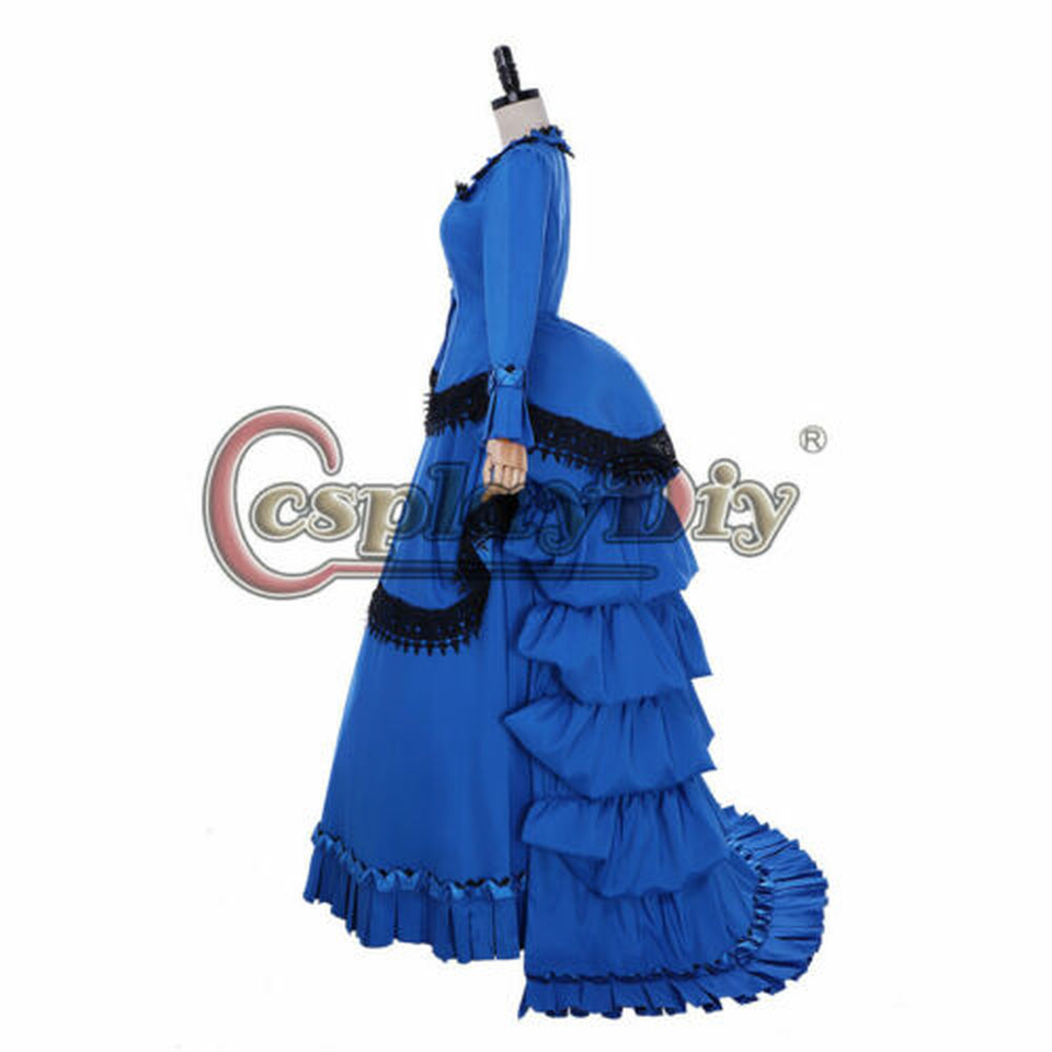 Victorian Gothic Bustle Dress Medieval Renaissance Victorian Steampunk ...