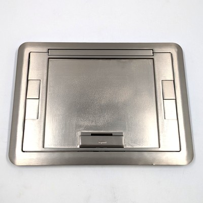 Legrand Evolution Series Surface Satin Nickel Floor Box Cover ...