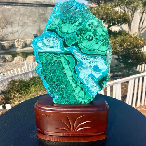 4LB Natural Blue Green Malachite Quartz crystal Mineral Specimen | eBay