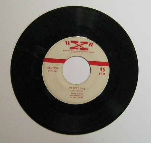 Johnny Darling / No More Love Sandy Stewart 45rpm "X" 4x-0126 (1955) | eBay