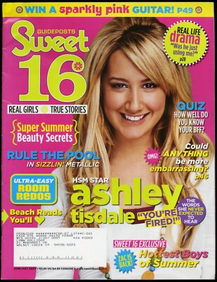 JUNE/JULY 2007 GUIDEPOSTS SWEET 16 MAGAZINE, ASHLEY TISDALE | eBay