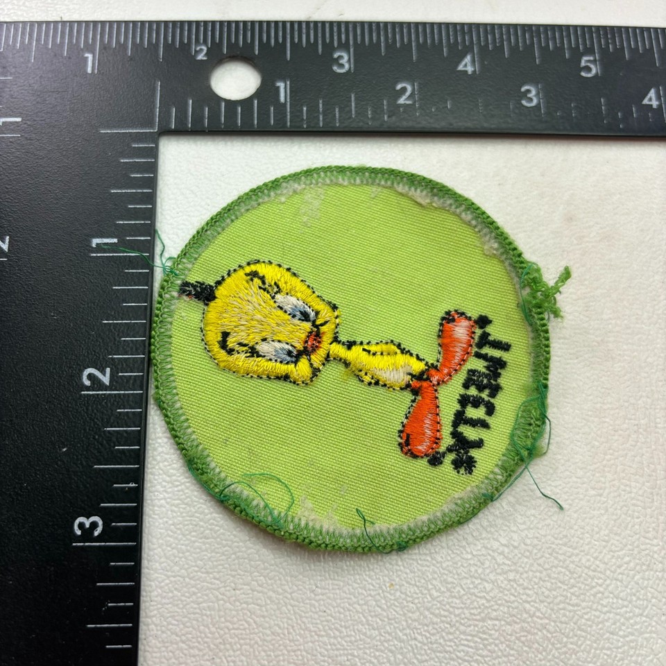 Vintage Some Edge Damage TWEETY BIRD CARTOON Patch 44TW | eBay