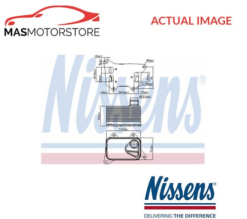 ENGINE OIL COOLER NISSENS 90914 G FOR AUDI A3,A5,A4,TT,A6,A1,A7,Q5,Q3 ...