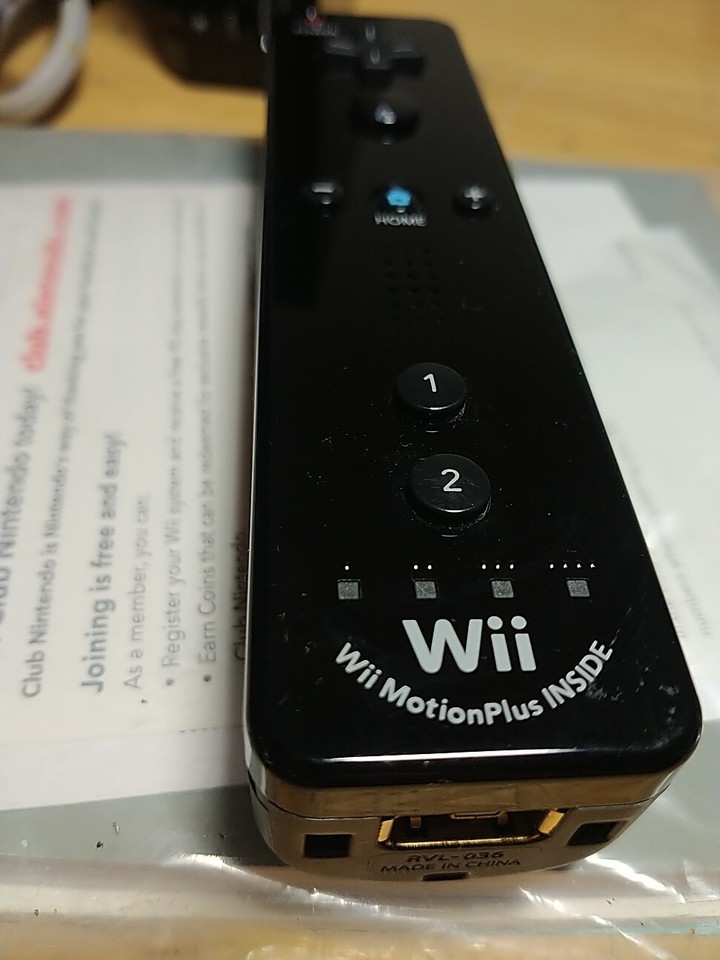 *BUNDLE* Nintendo Wii Model RVL-101 USA Black Video Game Console-Tested ...