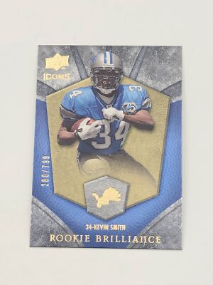 2008 Upper Deck Icons #RB23 Kevin Smith Rookie Brilliance Silver /799 ...