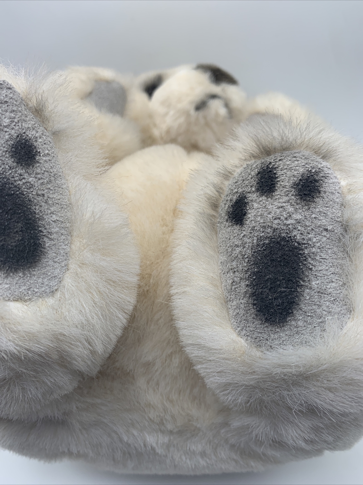 Vtg Russ Berrie Yomiko Collection Bear 12" Plush Stuffed Leather Paws ...