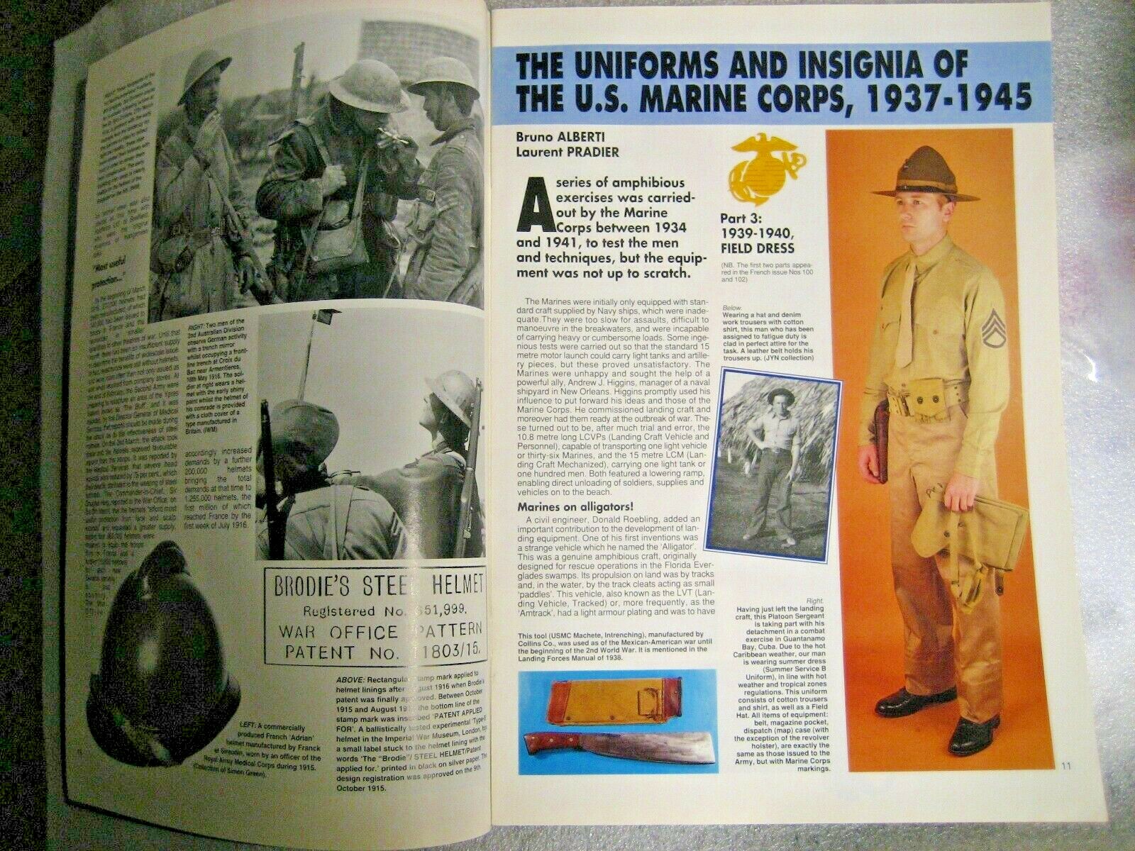 Armes Magazine Militaria 1994 N 4,USMC insignia ww2 | eBay