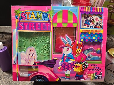 New Vintage Lisa Frank Stamp Street - The Perfect Art Stamp Set!!! | eBay