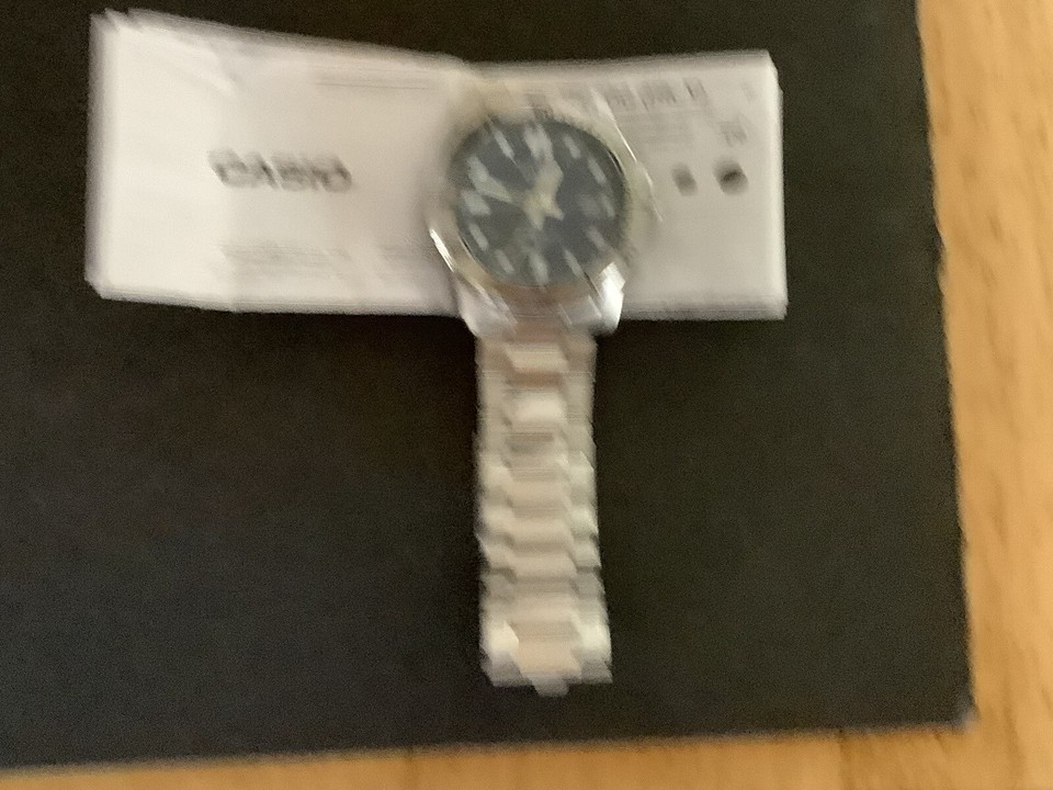 CASIO Diver Water Resistant 5bar Stainless Steel Round Wristwatch 5058 ...