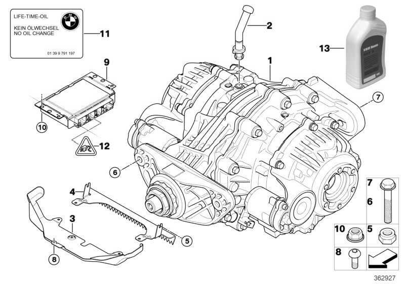 Original BMW 83120445832 - Hinterachs-Getriebeöl SAF Carbon Mod 0,5L X5 ...
