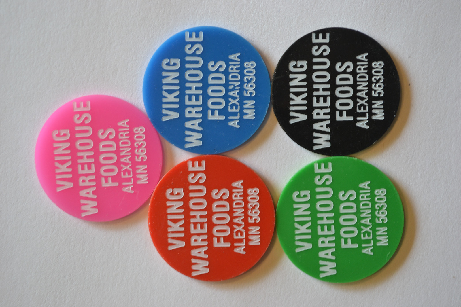 Food Stamp Tokens Set (5) VIKING WAREOUSE FOODS, ALEXANDRIA, MN | eBay