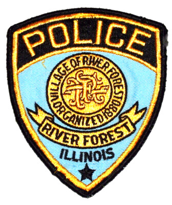 RIVER FOREST ILLINOIS IL Sheriff Police Patch VILLAGE SEAL USED 2107 | eBay