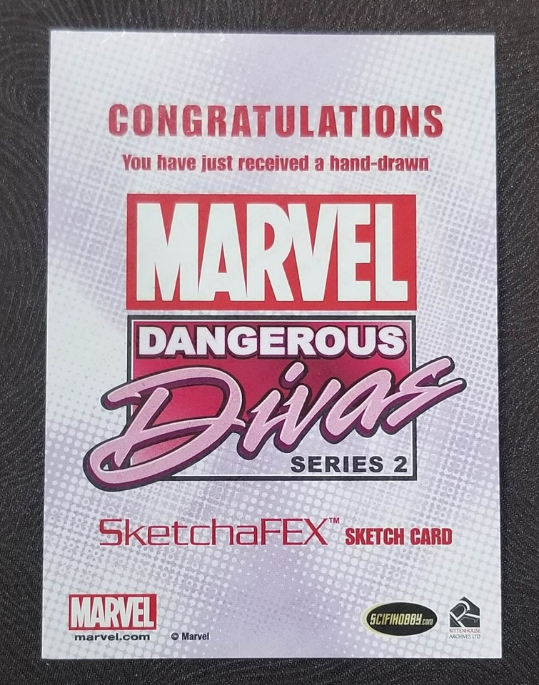 2014 Dangerous Divas 2 Manta Sketch By Ray Racho | eBay