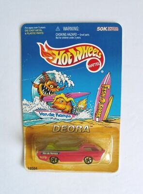 1997 Deora Van de Kamp's Hot Wheels Diecast Metal Car Surfboard Surfer ...