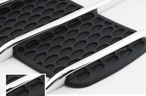 Shark Grilles Car Hood Side Air Flow Fake Vents Modified Fender Decor ...