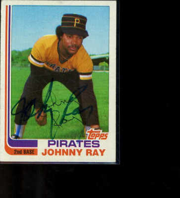 1982 TOPPS TRADED JOHNNY RAY AUTOGRAPHED SIGNED # 96T PIRATES | eBay