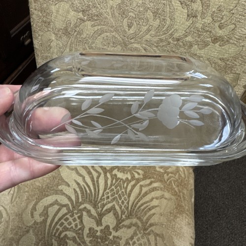 Princess House Hand Blown Heritage Butter Dish | eBay