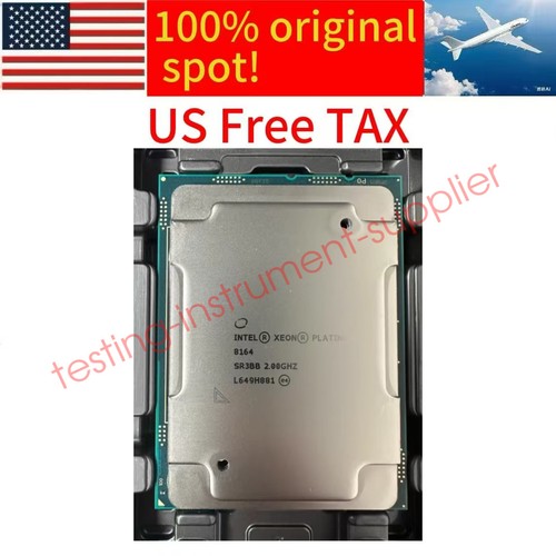 Intel Xeon Platinum 8164 CPU processor sr3bb 26 cores 52 threads 2 ...