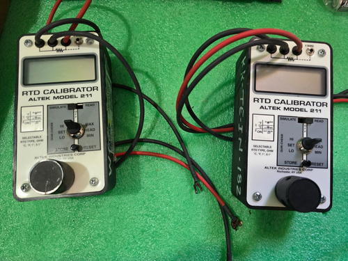 Lot of 2 Altek Model 211 RTD Calibrator | eBay