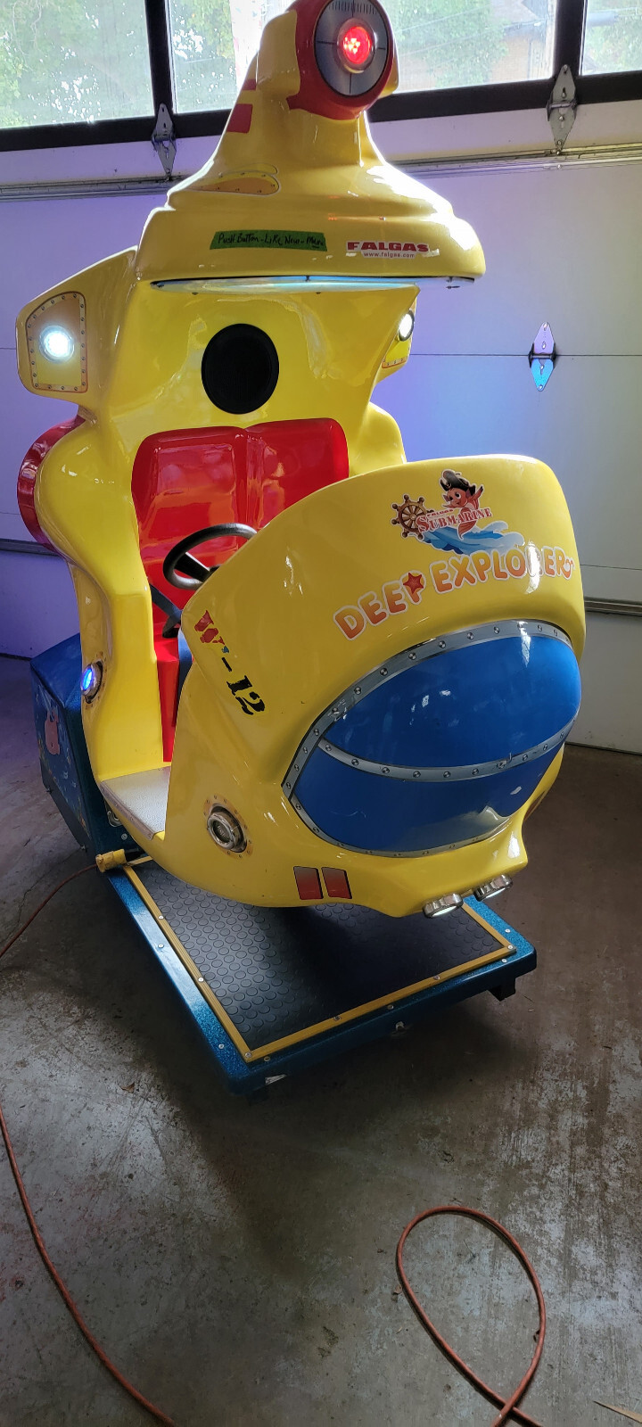 FALGAS Deep Explorer Submarine Coin Operated Kiddie Ride | eBay
