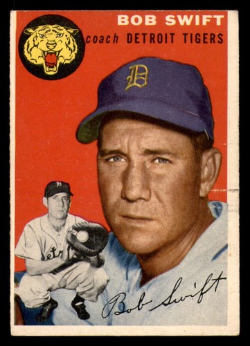 1954 Topps #65 Bob Swift CO Excellent+ Tigers CO ID:312113 | eBay