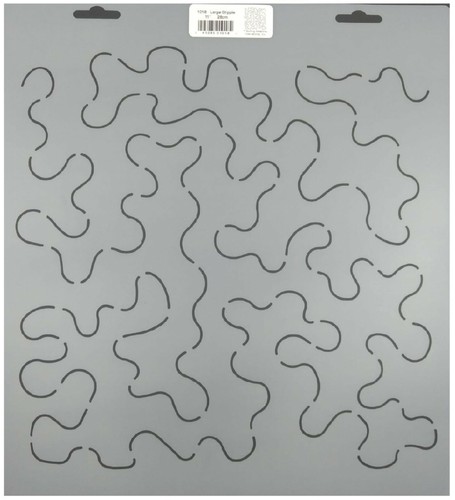 2 Quilting Stencils Large Stipple & Paisley Background Quilt Patterns ...